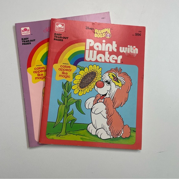 Vintage | Toys | Vintage Paint With Water Golden Books Lady Lovely ...